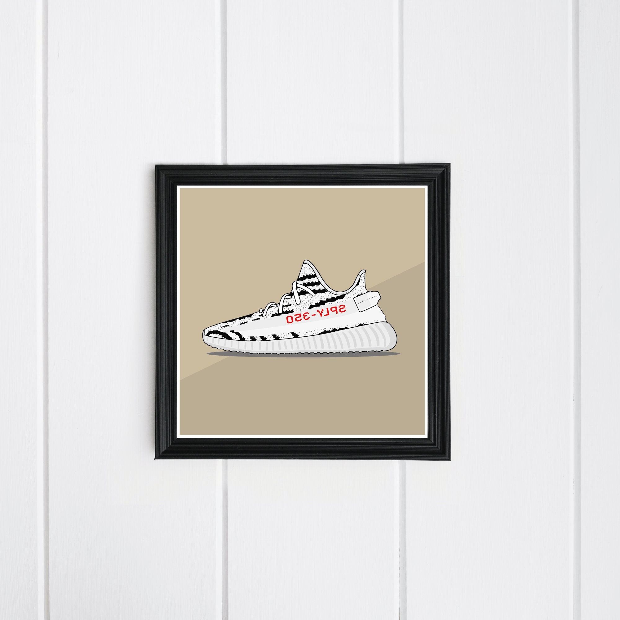 Yeezy 350 Zebra Digital Print - Etsy