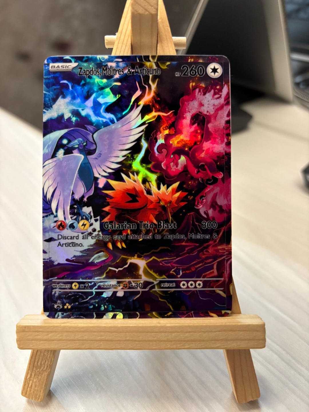 TCG Pokémon Custom Card Zapdos, Articuno&moltres Di Galar, Handmade ...