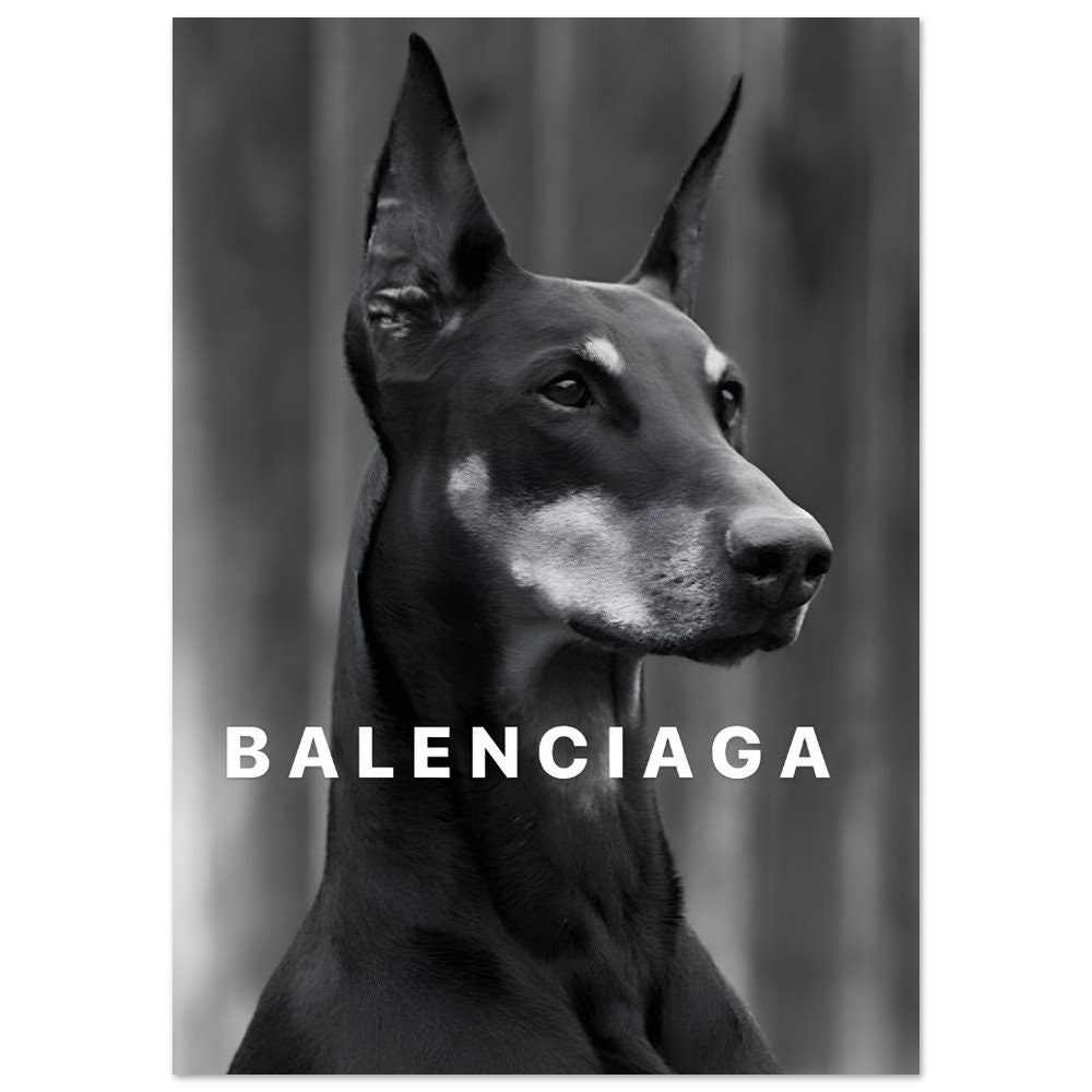 Balenciaga Poster Set 2024 Luxury Brand Printable Wall Art Minimalist ...
