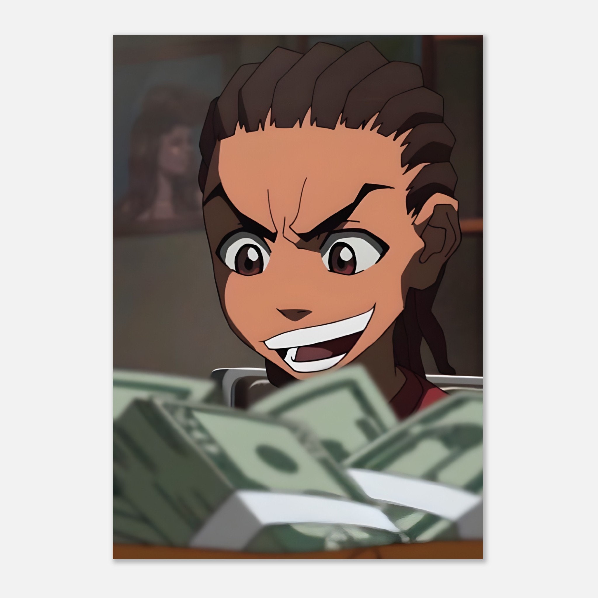 Boondocks riley Freeman Animated Figure Printable Wall Art Art Decor ...
