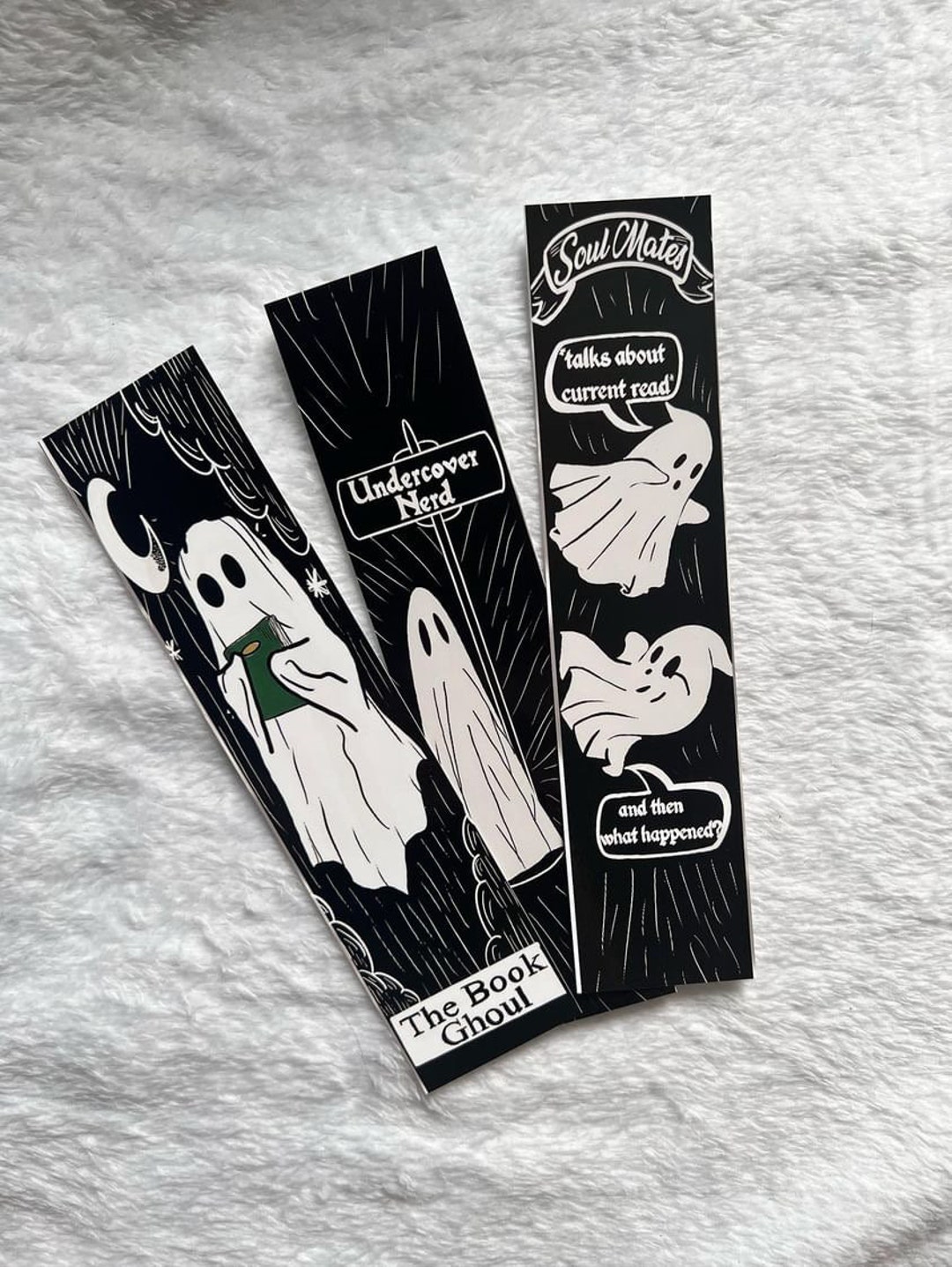 Ghost Bookmarks: Halloween Bookmarks, Ghost Gifts, Spooky Season ...
