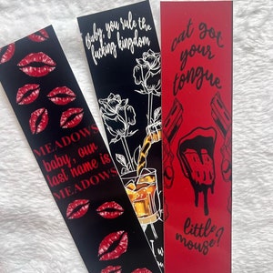 3 “haunting Adeline” INSPIRED Bookmarks, Haunting Adeline, Dark Romance ...