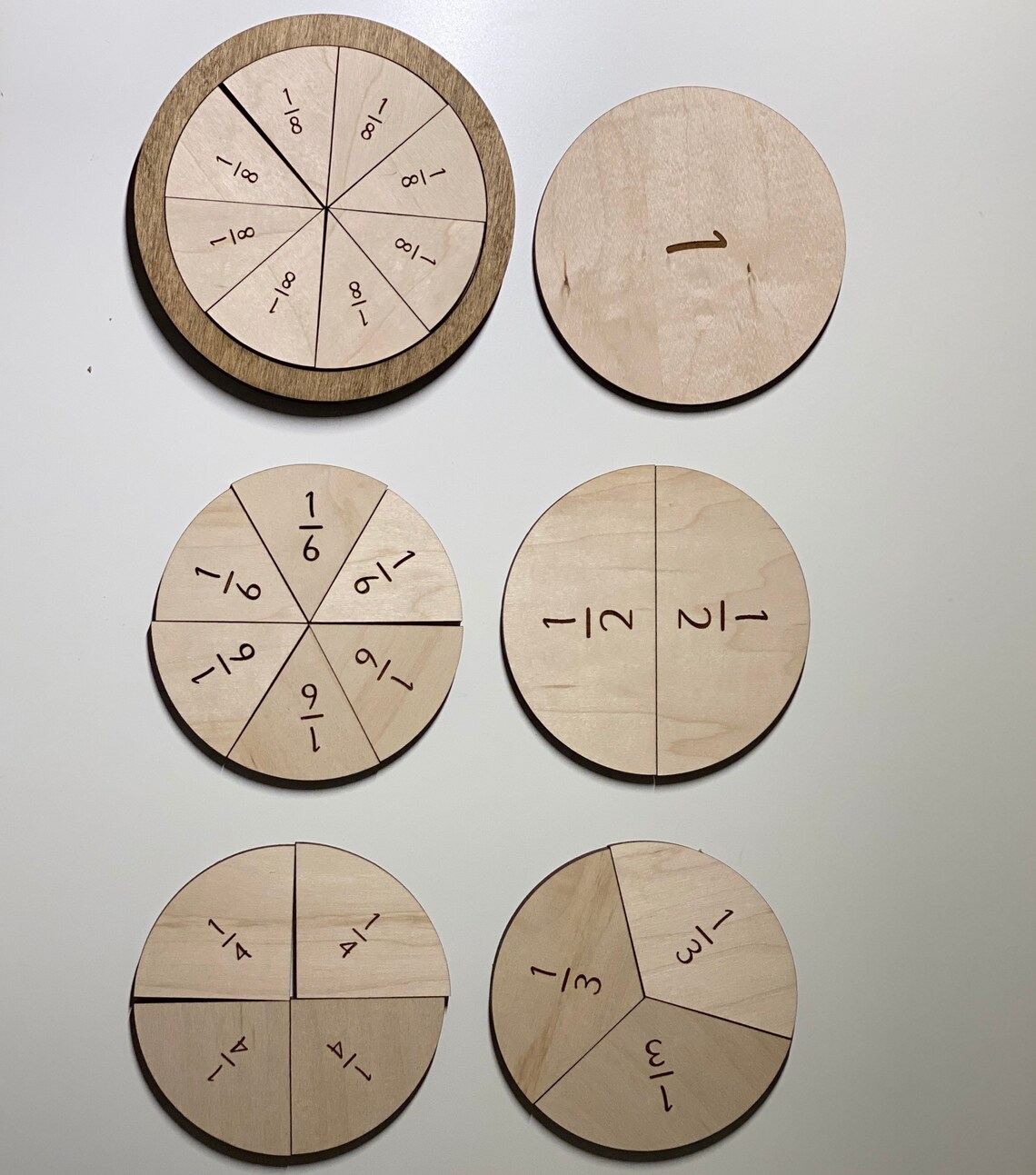 Fraction Toy SVG File - Digital Download - Laser Cut Fractions // Laser ...