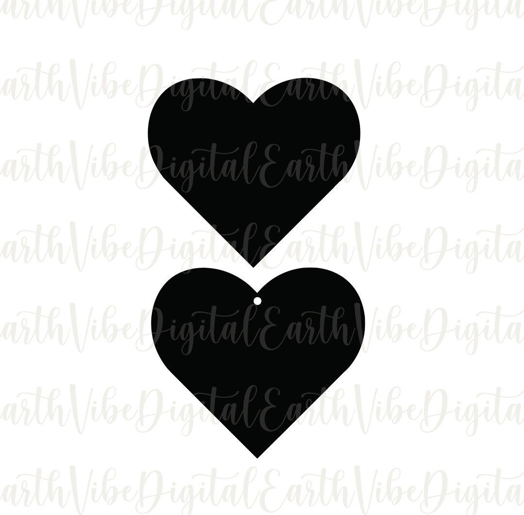 Heart SVG File - Digital Download - Heart Laser Cut File / SVG - Etsy