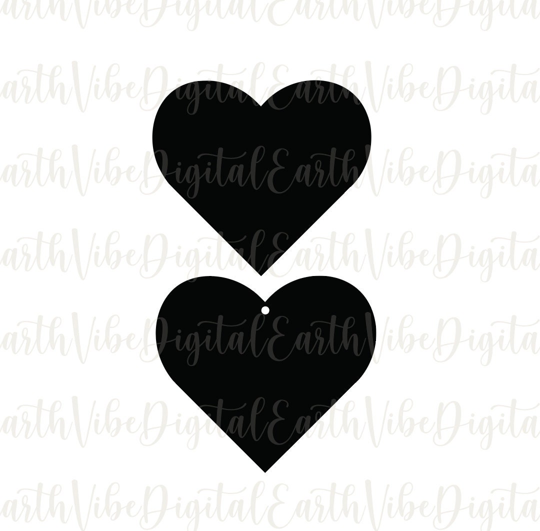 Heart SVG File - Digital Download - Heart Laser Cut File / SVG - Etsy