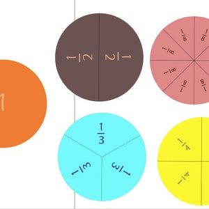Fraction Toy SVG File - Digital Download - Laser Cut Fractions // Laser ...
