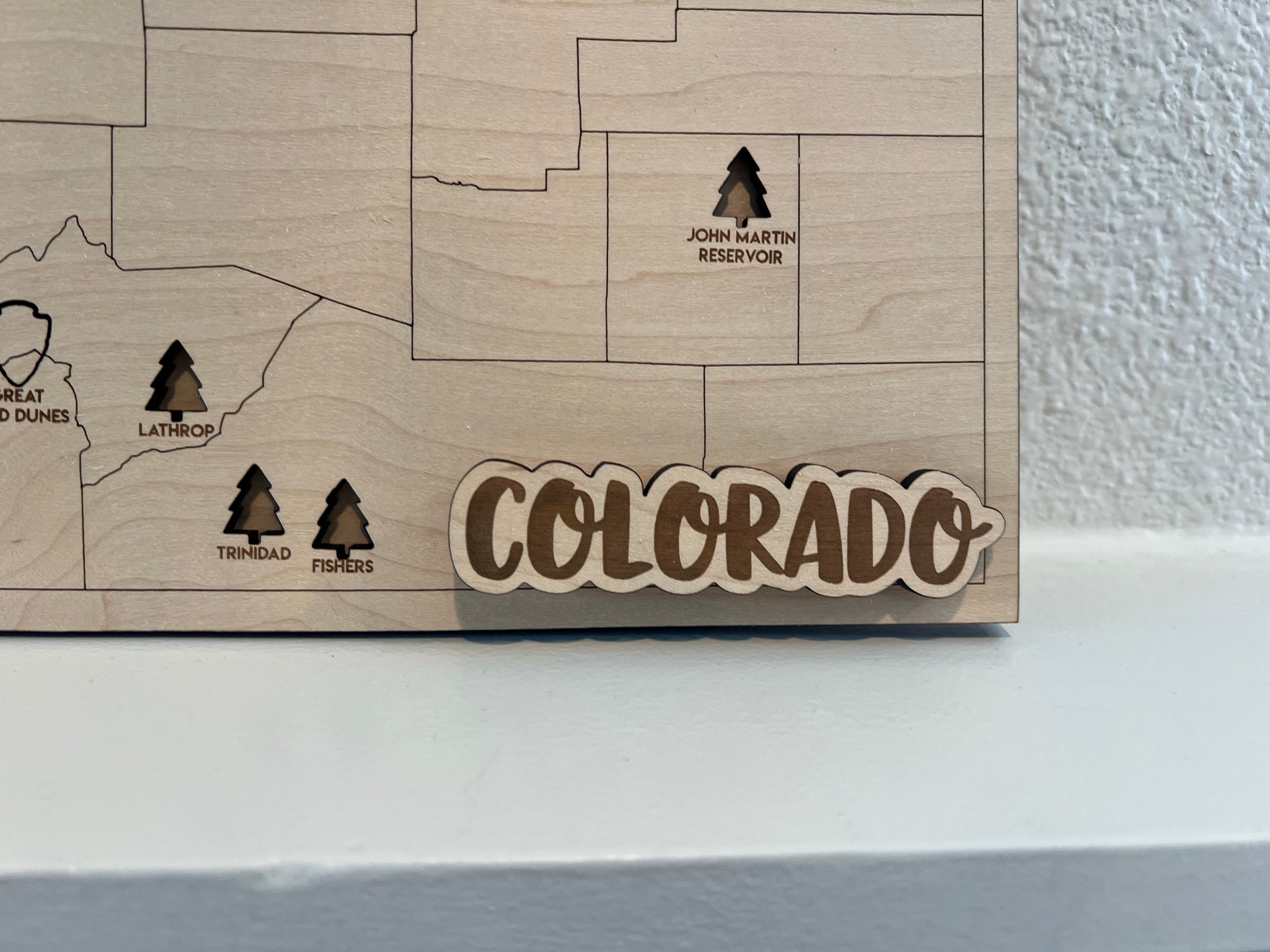 Colorado State Parks File - Digital Download - Laser Cut Colorado Map ...