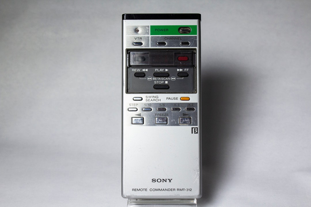 Genuine Sony Betamax Remote Commander Remote Control RMT-312 - Etsy