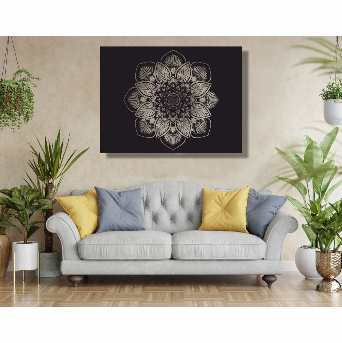 Metal Mandala Art Mandala Metal Wall Art Mandala Sign - Etsy