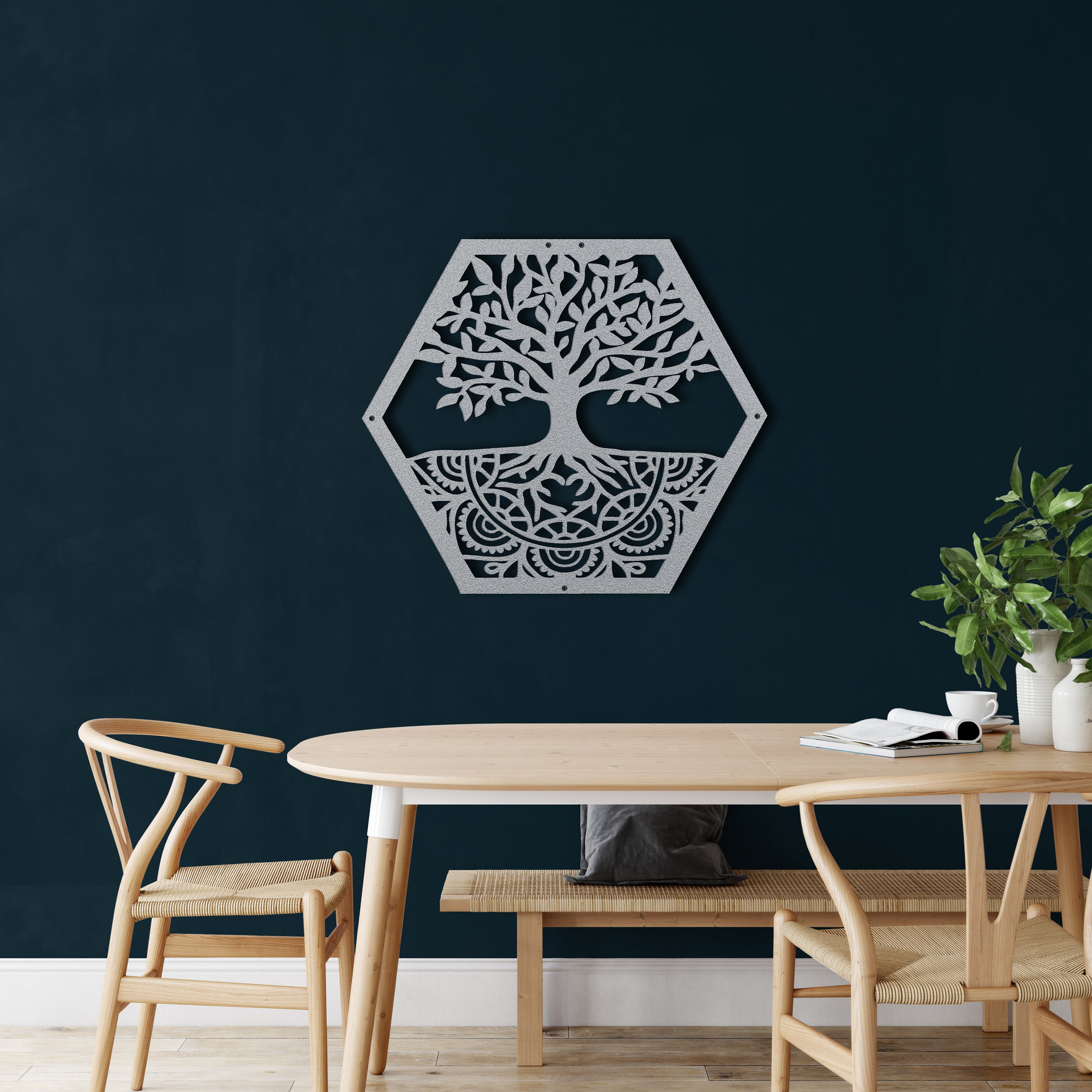 Tree of Life Wall Art Metal Wall Art Metal Family Tree Sign | Etsy