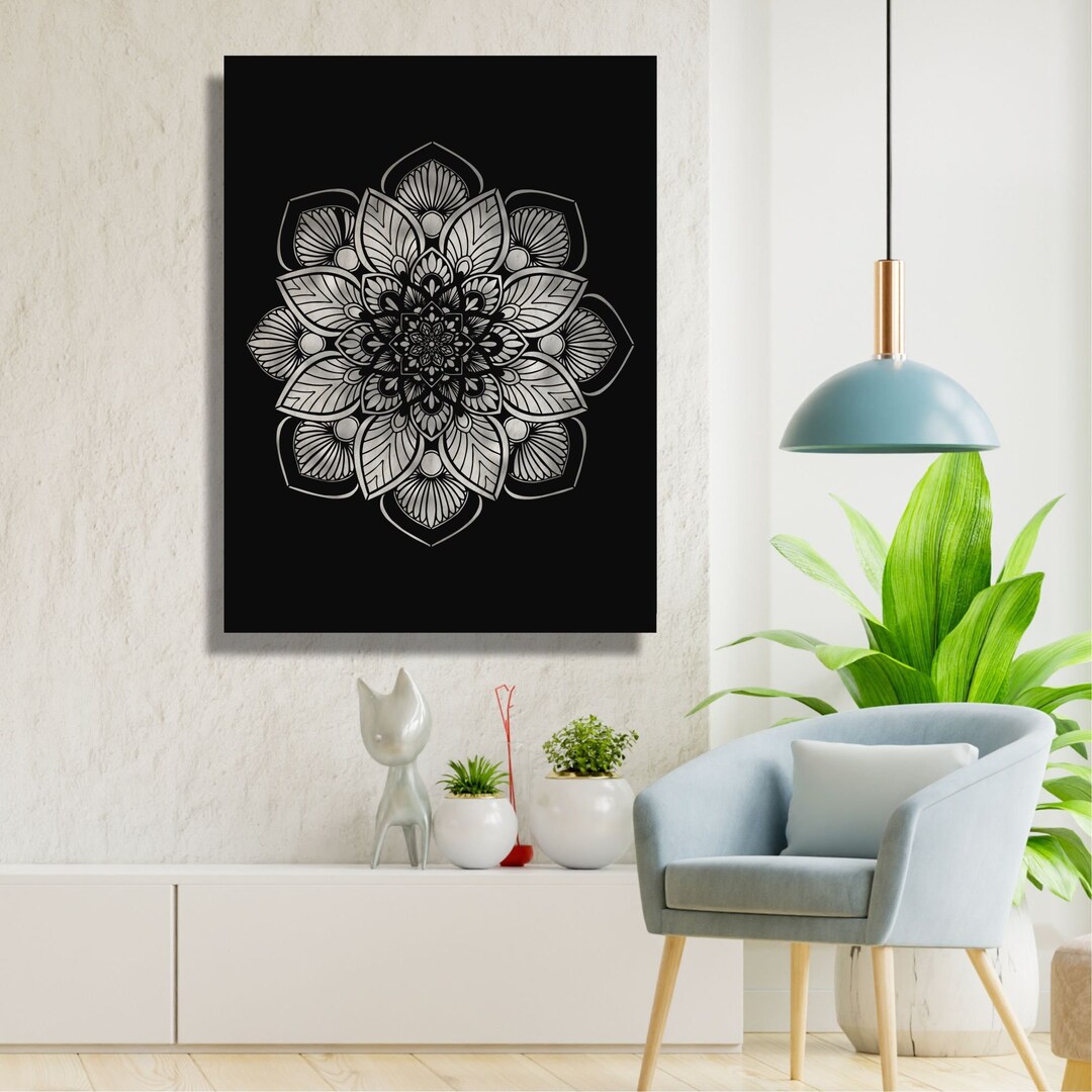 Metal Mandala Art Mandala Metal Wall Art Mandala Sign - Etsy