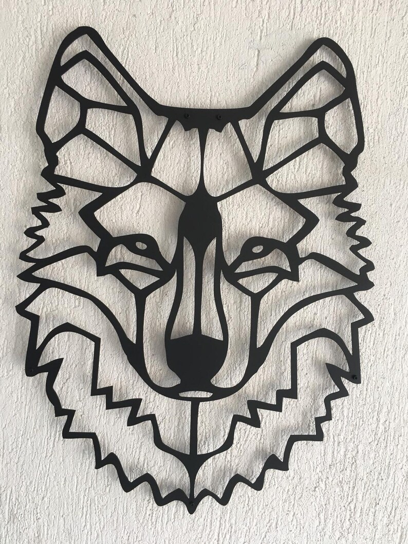Wolf Wall Art Metal Wall Decor Metal Wall Hangings Home - Etsy Canada