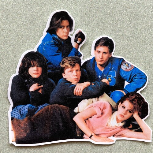 The Breakfast Club Vinyl Sticker Retro Sticker 80's - Etsy