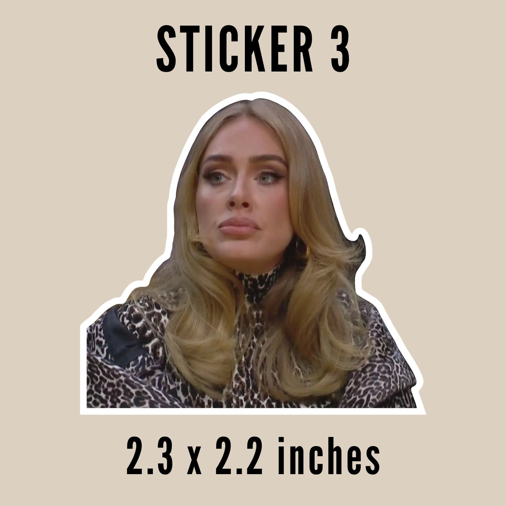 Adele Stickers - Etsy
