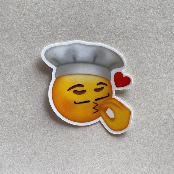 Chef's Kiss Emoji Sticker - Etsy