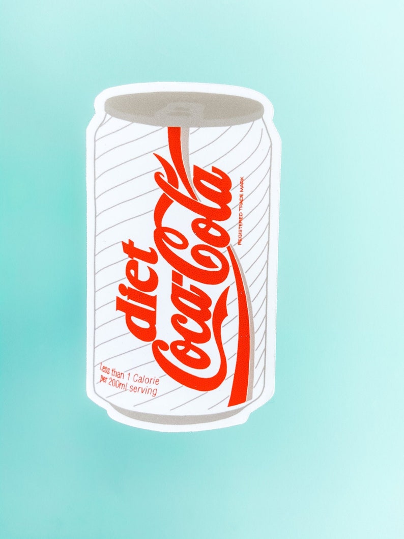 Diet Coke Can Sticker - Etsy