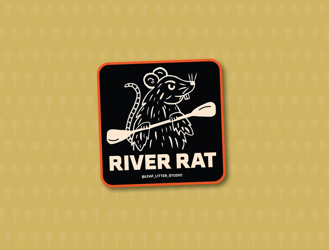 River Rat Sticker - Etsy