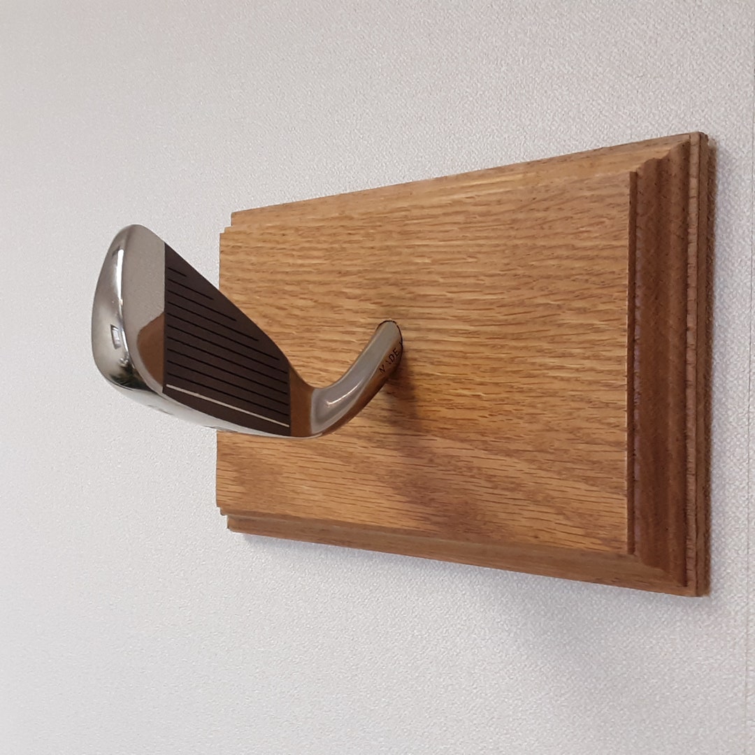 Single Hook Golf Club Coat Rack - Etsy