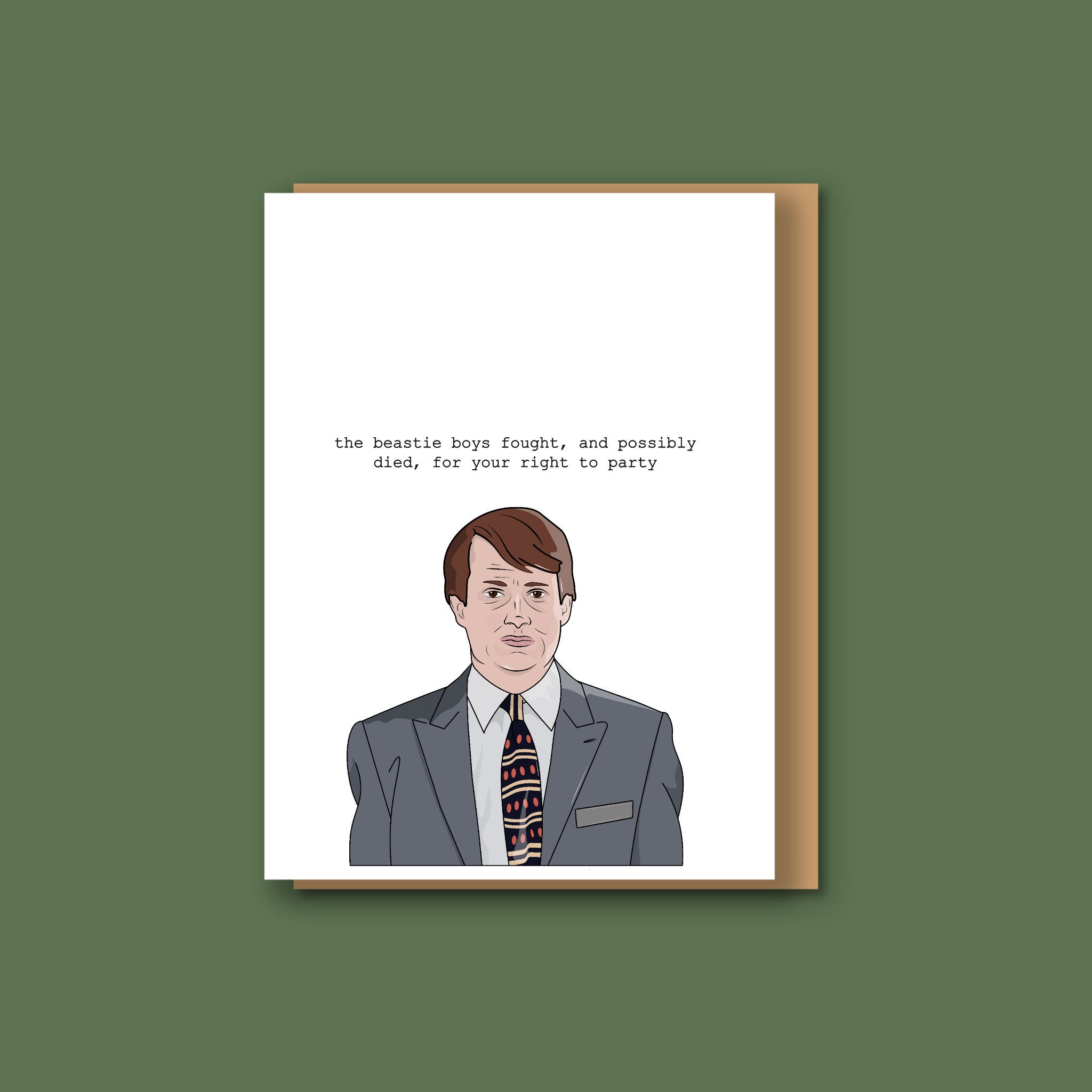 Peep Show Birthday Card Mark Corrigan Greeting Cards Jez / Super Hans ...
