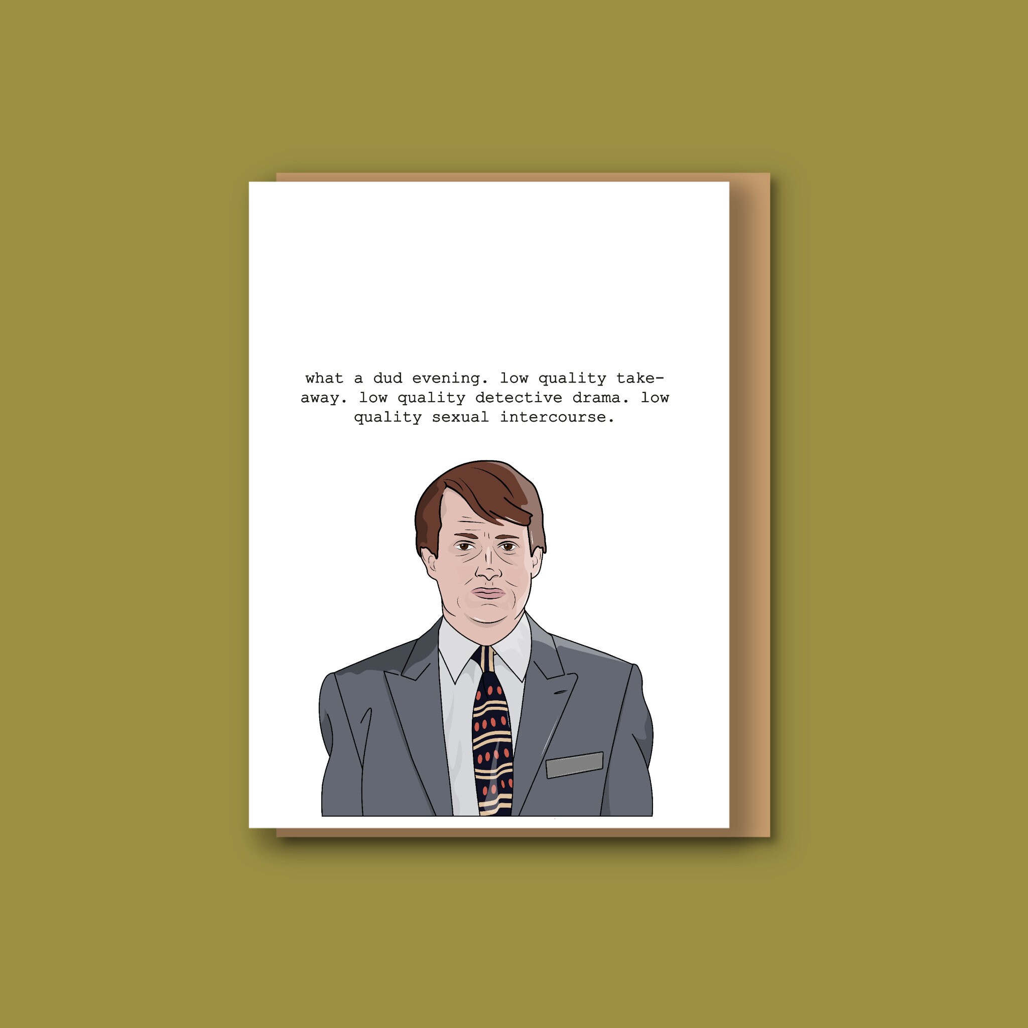 Peep Show Anniversary Card - Mark Corrigan Greeting Cards - Jez / Super ...