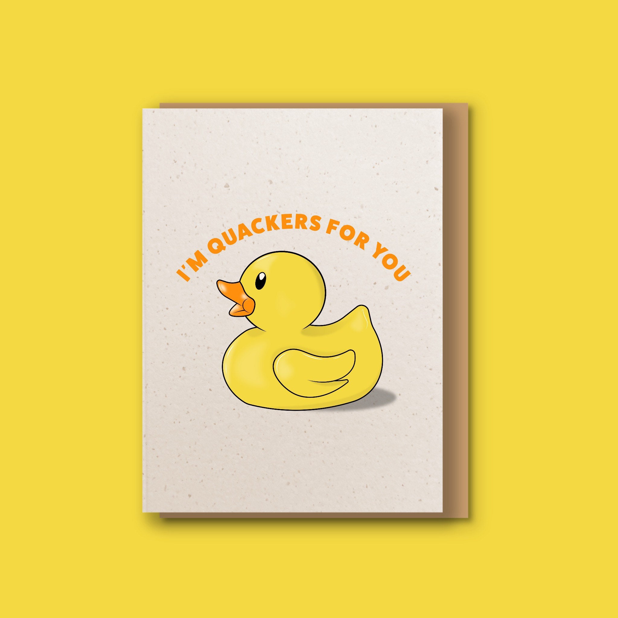 Rubber Duck Quackers for You Anniversary Birthday Card - Etsy UK