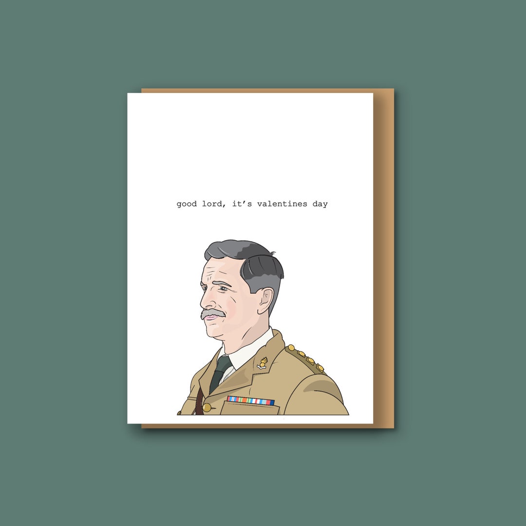 The Captain - BBC Ghosts - Ben Willbond - Valentines Card / Gift for ...