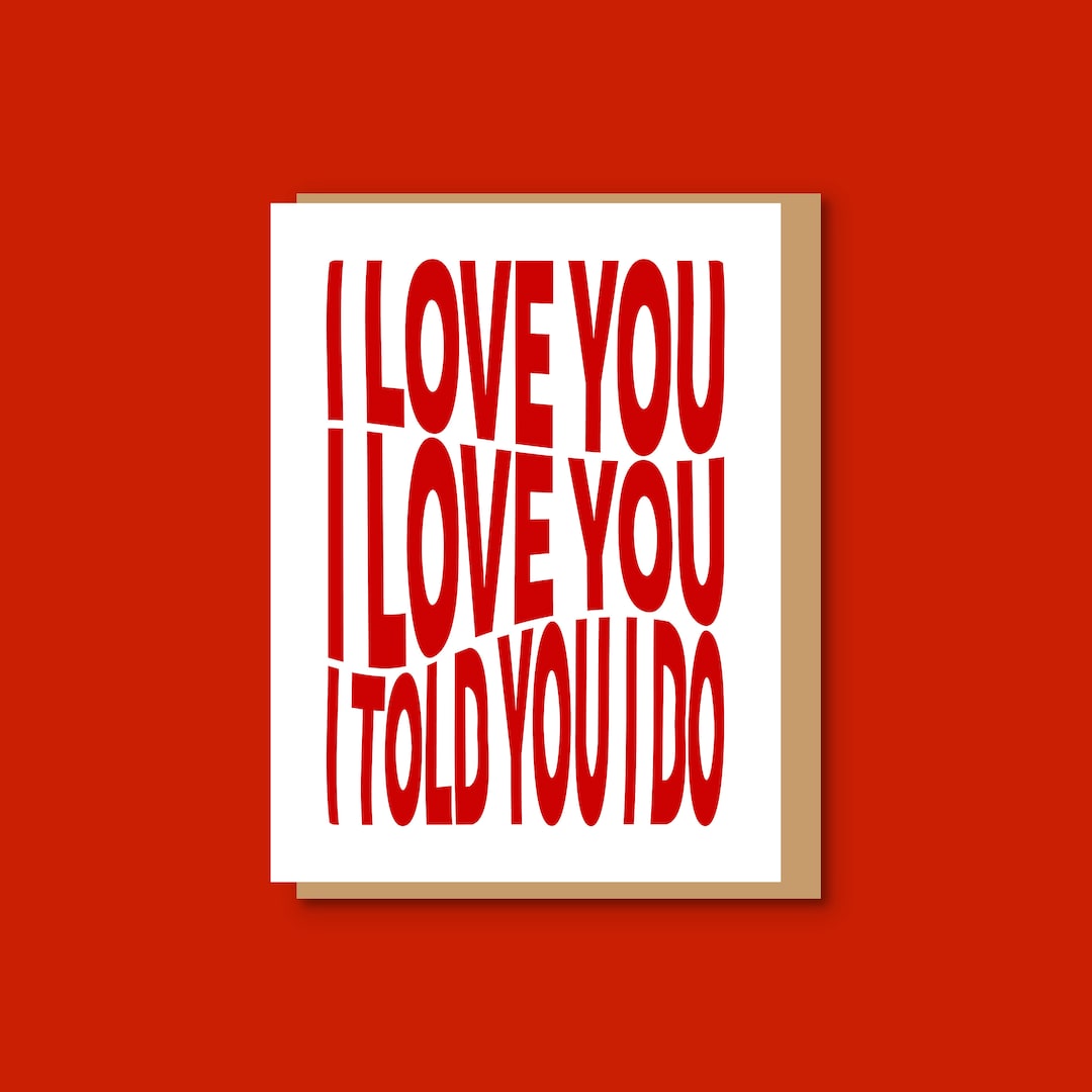 Fontaines DC Lyric Card - Music / Musician Greeting Cards - Anniversary ...