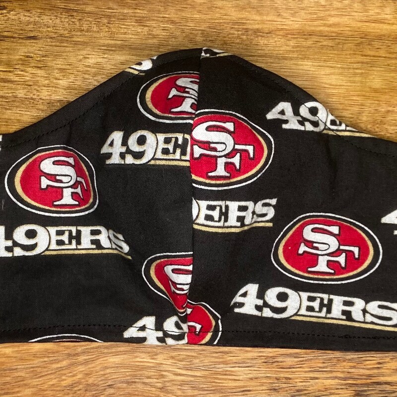 San Francisco 49ers Face Mask - Etsy