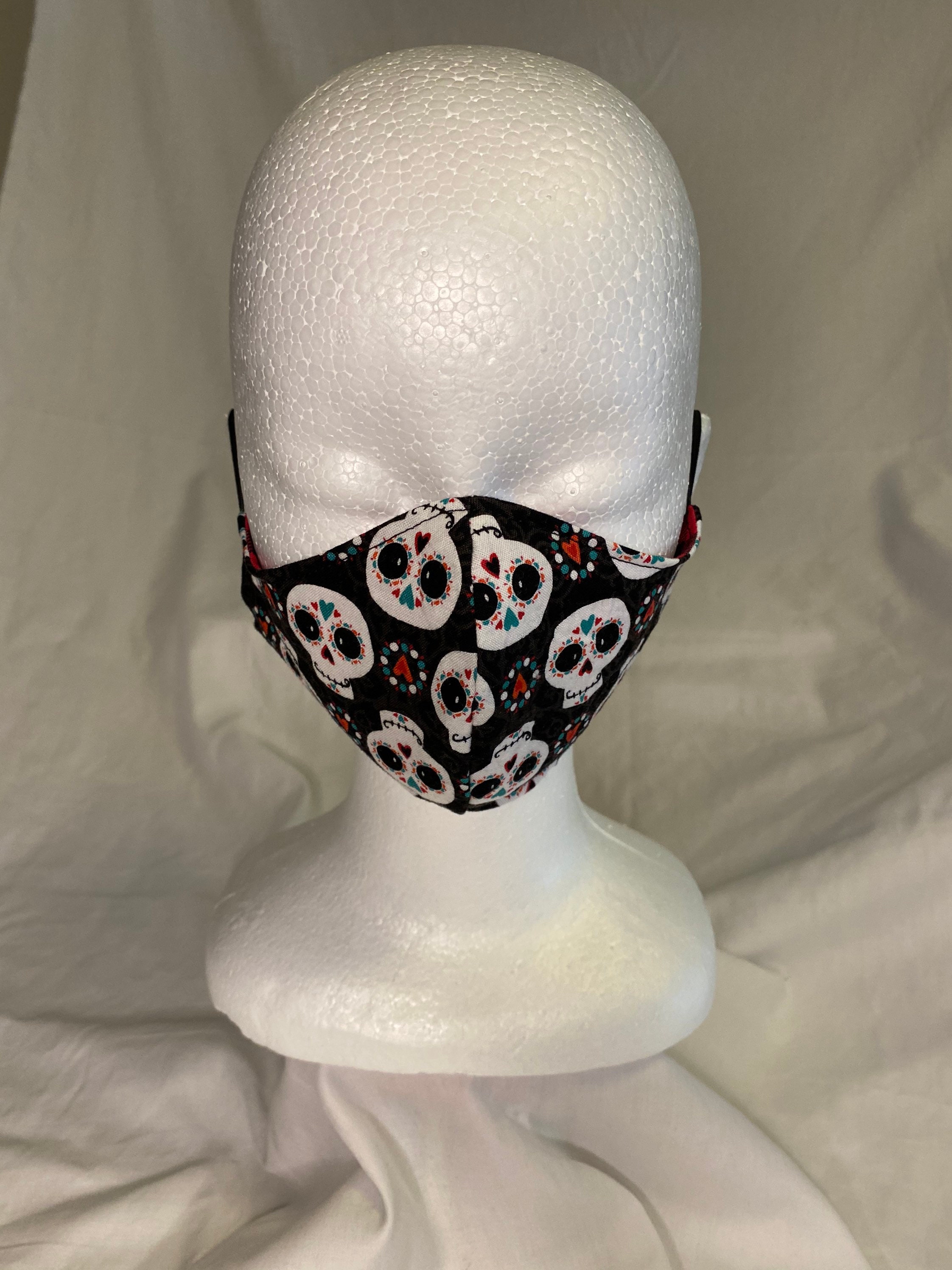 Sugar Skull Halloween Mask Kids & Adult Sizes for Everyone Face Mask ...