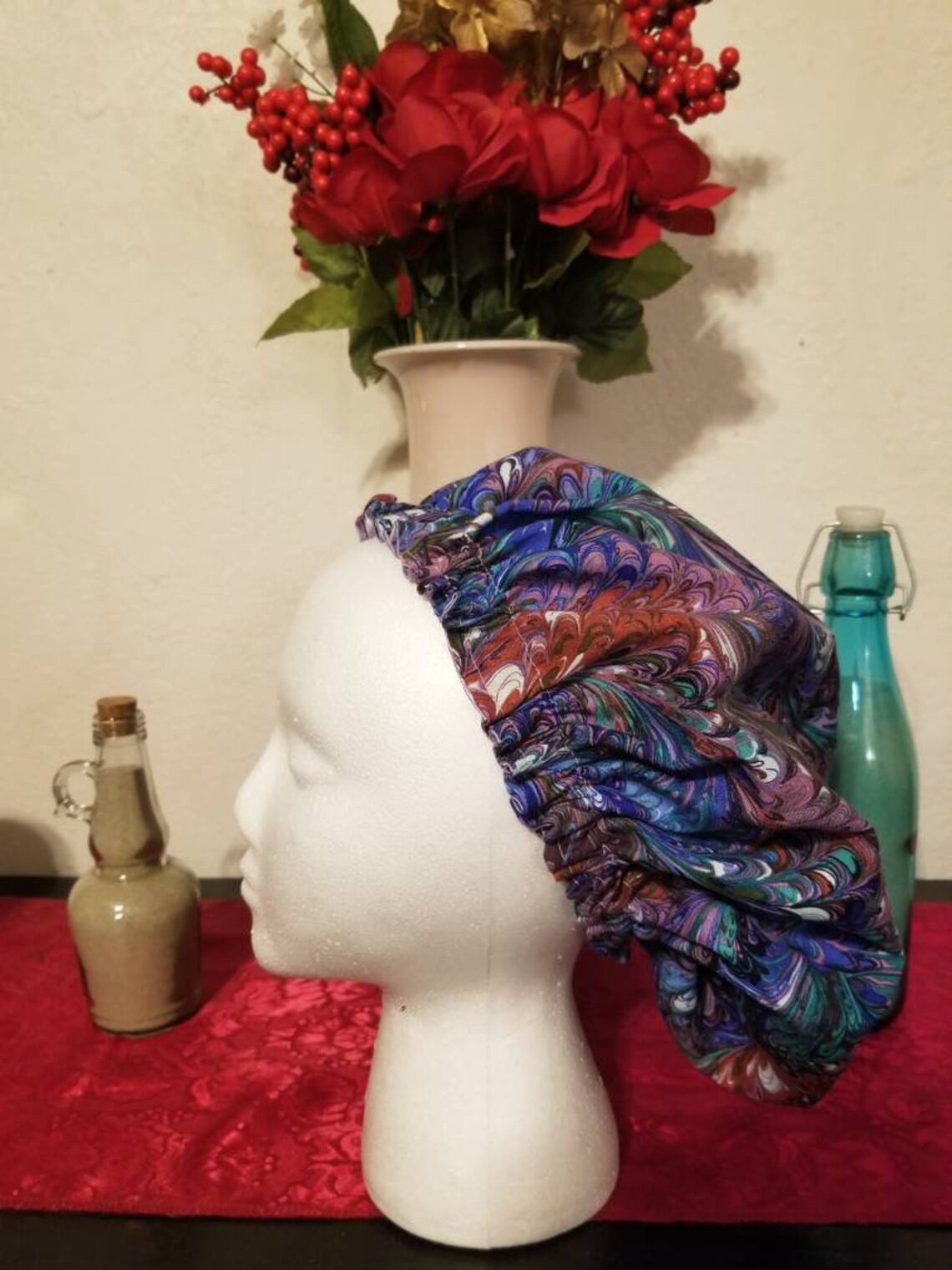 Multi Color Satin Lined Bonnet - Etsy