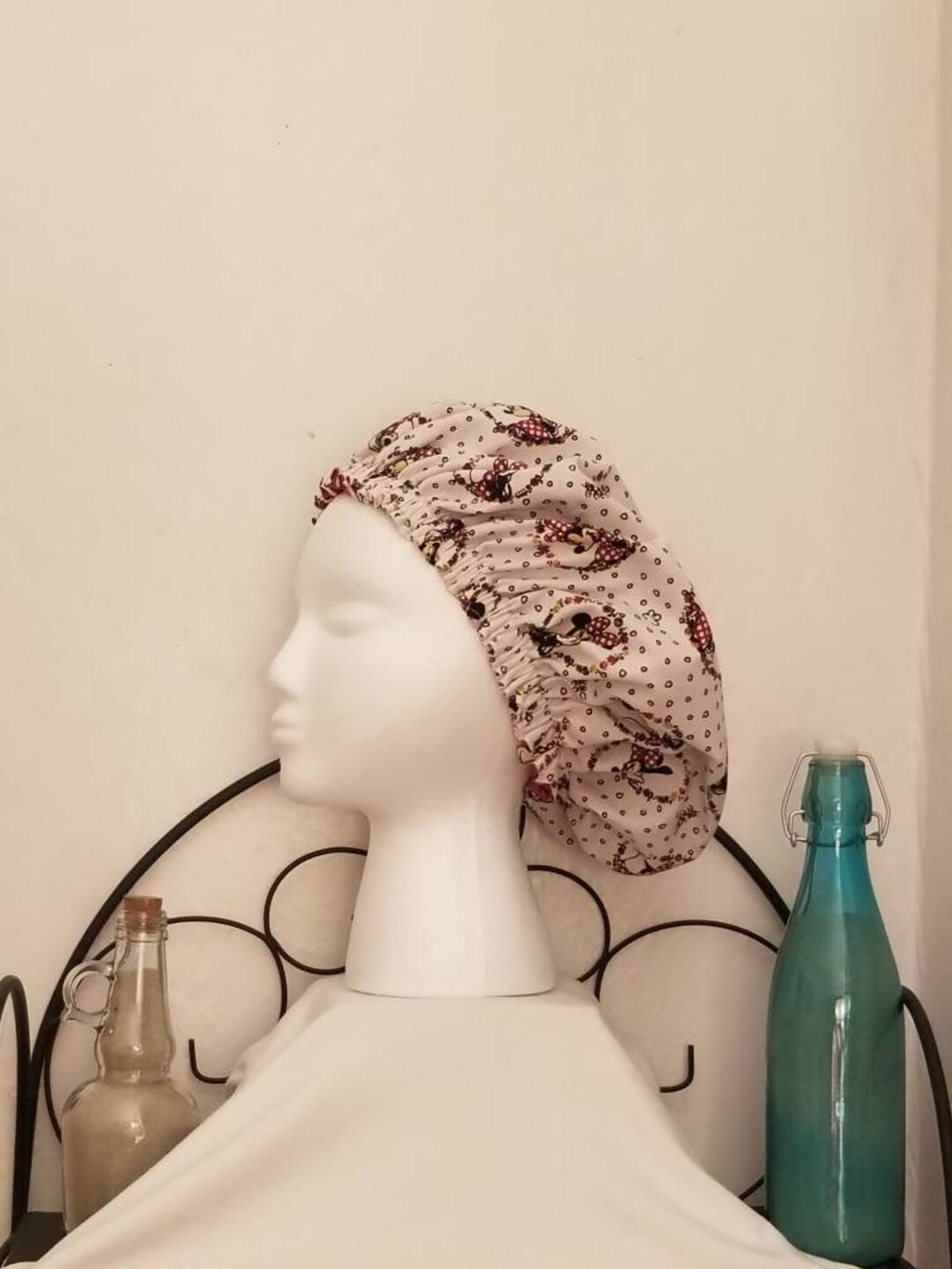 Minnie Mouse Satin Lined Bonnet - Etsy