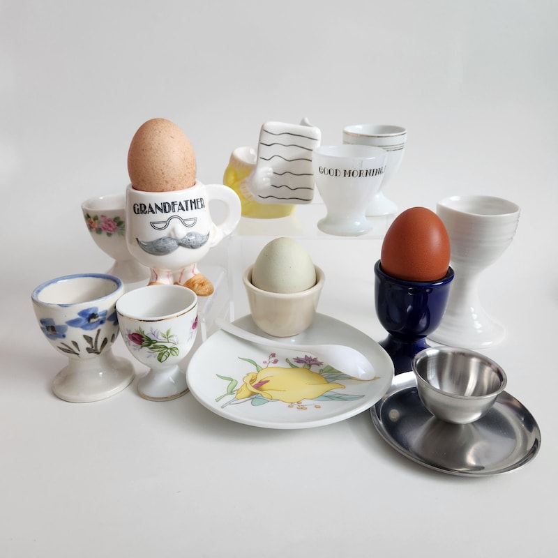 Antique Vintage Egg Cups - Etsy