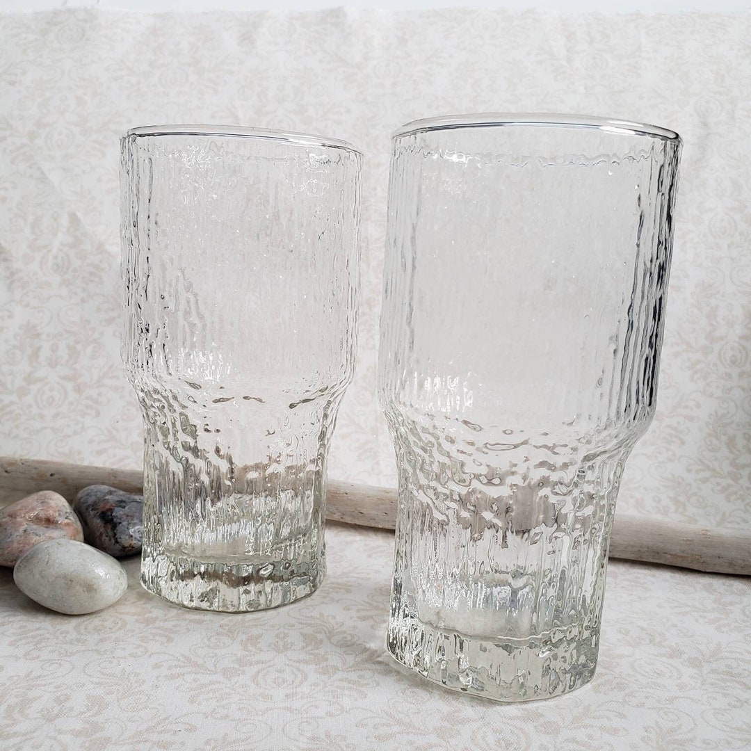 Indiana Glass Crystal Ice Glasses - Etsy