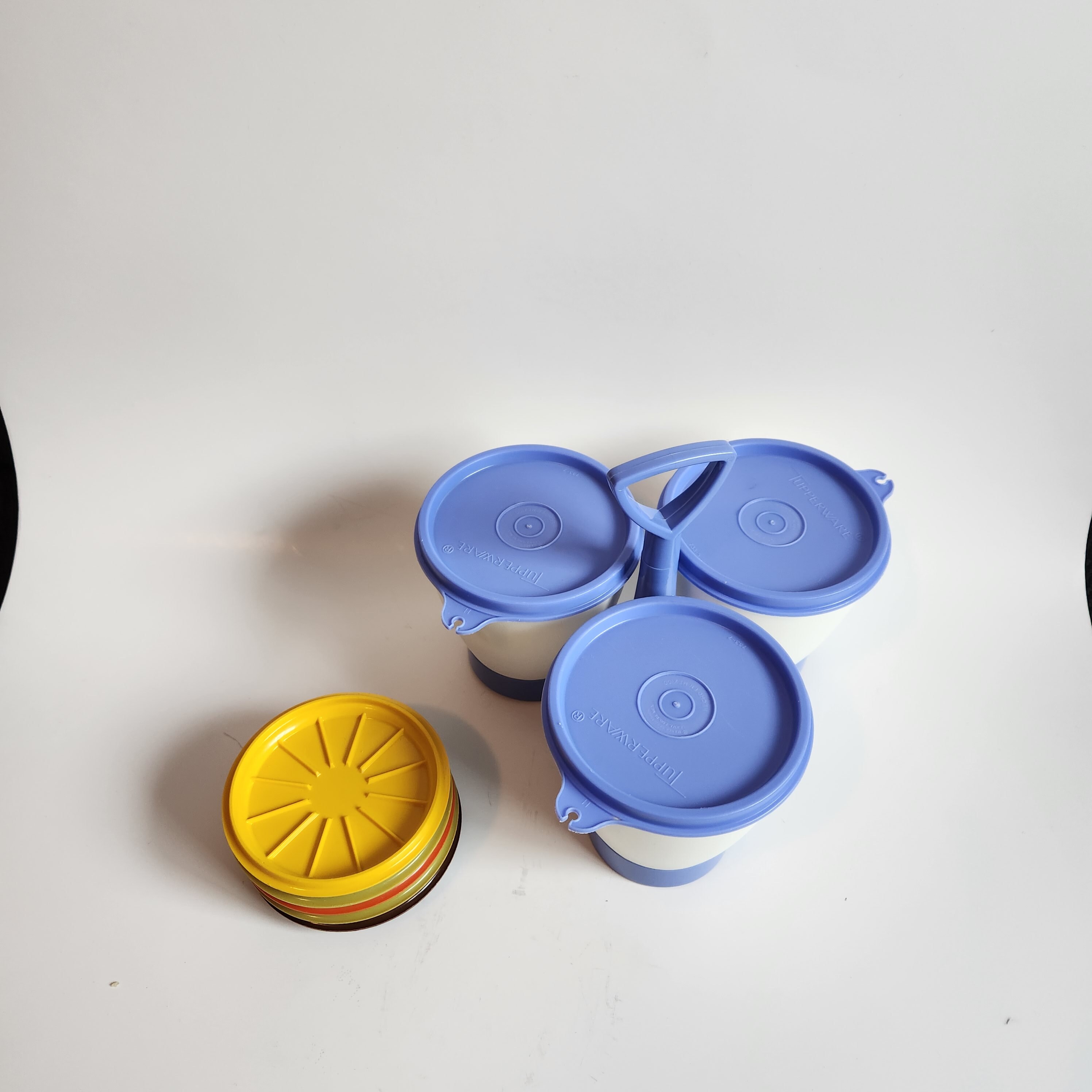 Vintage Tupperware Condiments Caddy and Autumn Colors Coasters - Etsy