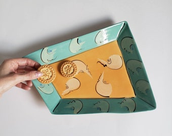 Odd Shape Plate - Etsy UK