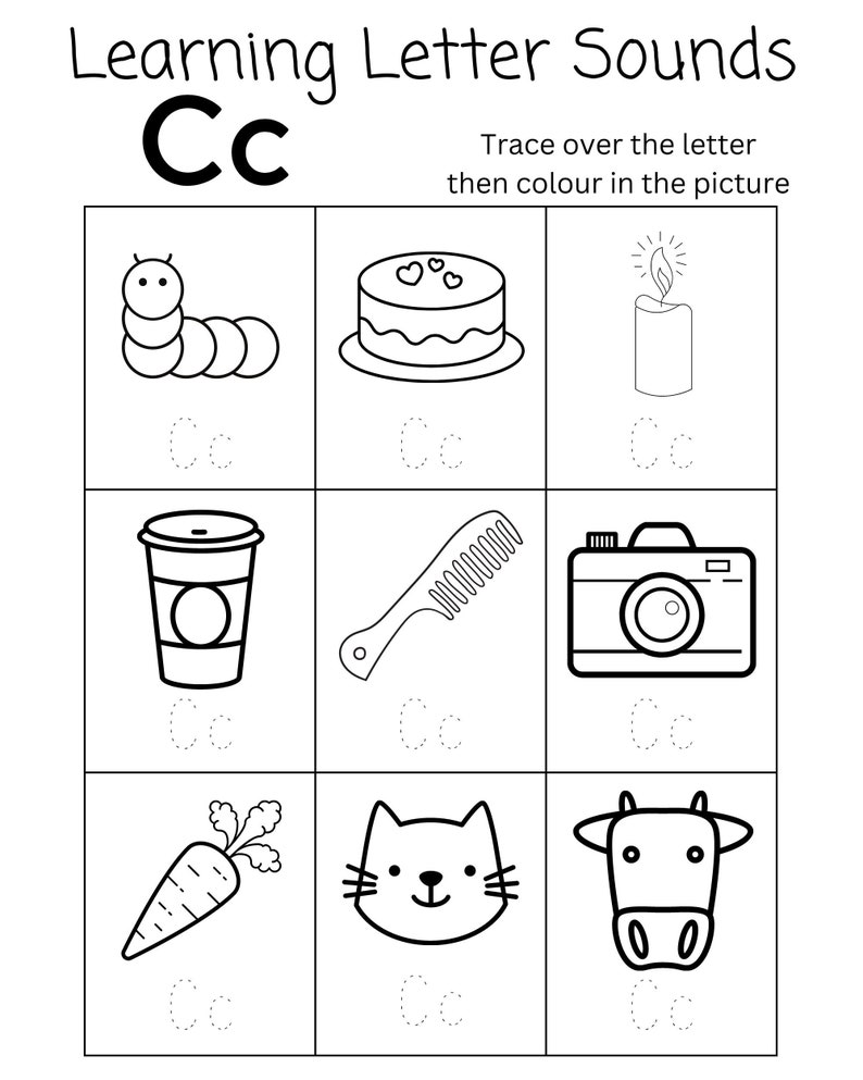 26 Alphabet Printable Letter Sounds Worksheets UK • Pre-school ...