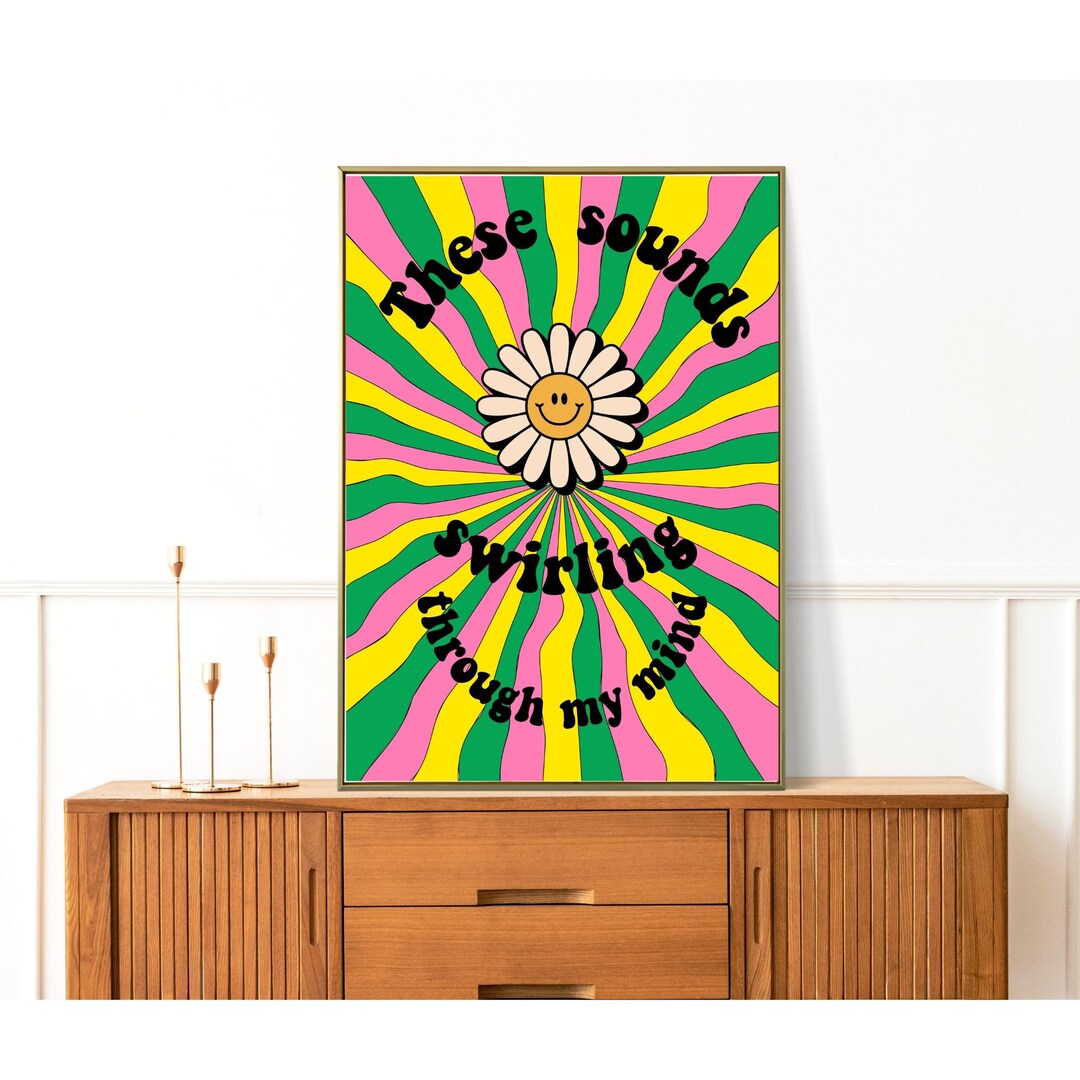 Retro 90s Music Art,nostalgic Lyrics Print,vintage Groove Poster,old ...