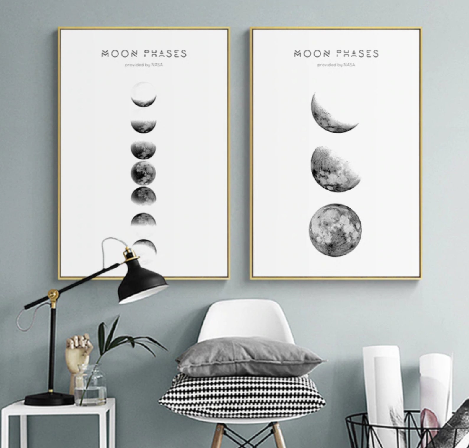 NASA Moon Prints, Canvas Wall Art, Poster Prints, Moon Prints, Moon ...