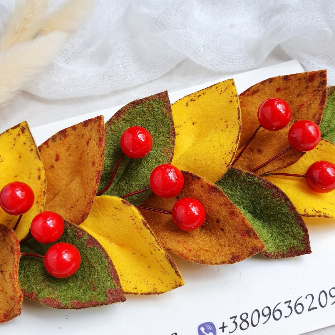 Fall Leaves Felt Headband, Autumn Felt Crown, Fall Baby Headband ...