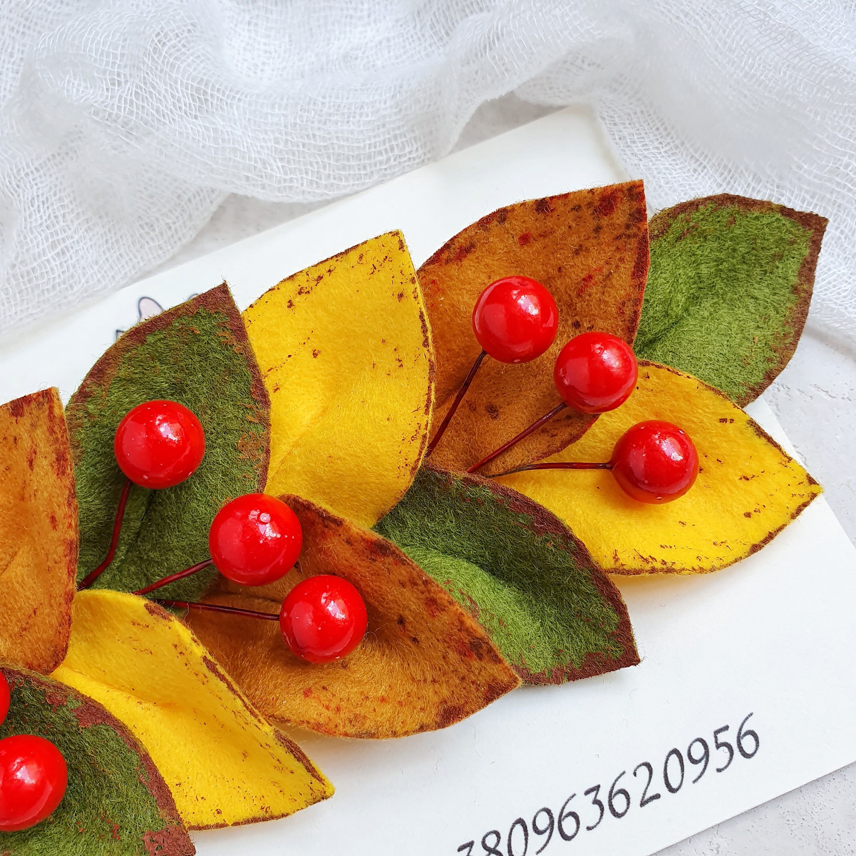 Fall Leaves Felt Headband, Autumn Felt Crown, Fall Baby Headband ...