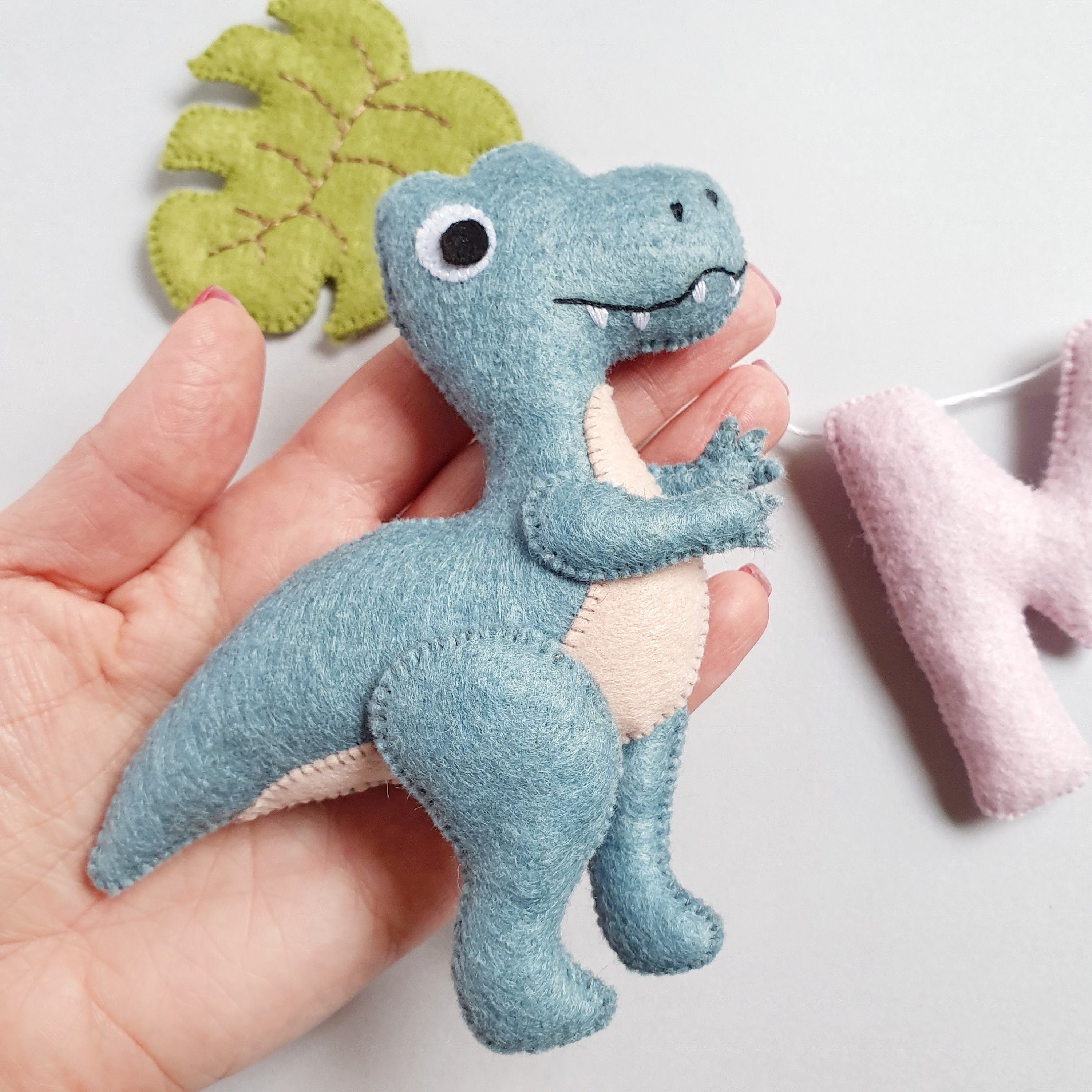 Dinosaur Felt Name Garland Dinosaur Name Banner Felt Name - Etsy