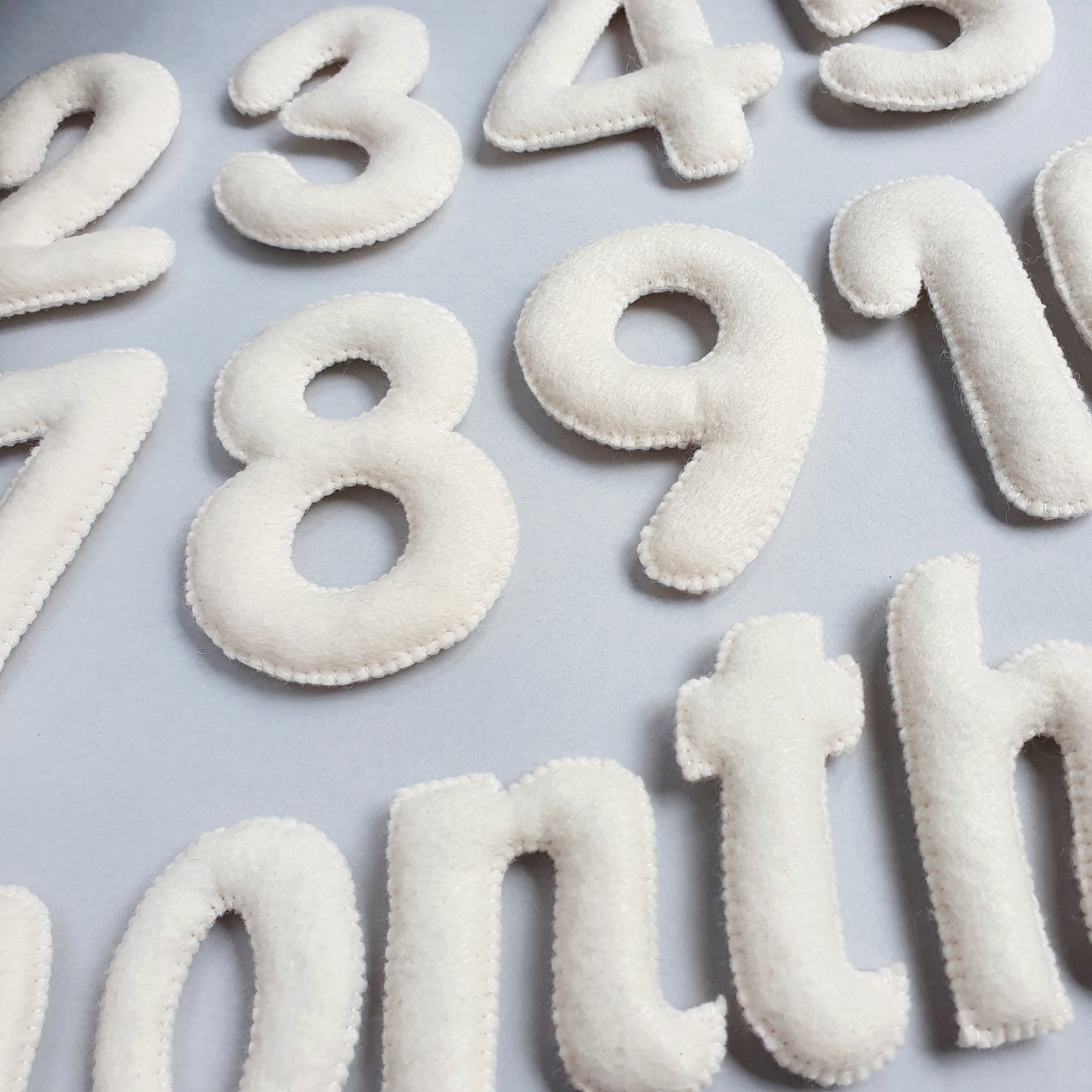 Felt Baby Milestone Numbers, Baby Bump Numbers, Pregnancy Gift, Baby ...