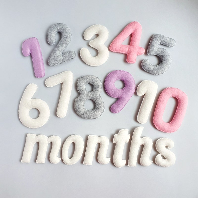 Felt Numbers - Etsy