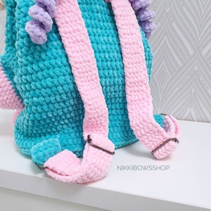 Unicorn Crochet Kids Backpack, Cute Backpack, Animal Backpack, Gift for ...