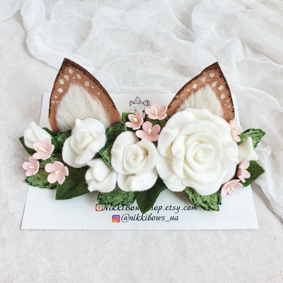 Woodland Deer Headband, Animal Ears Crown, Deer Costume Accessories ...