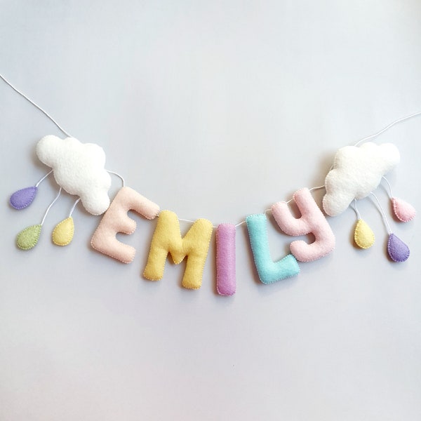 Name Banner for Nursery - Etsy