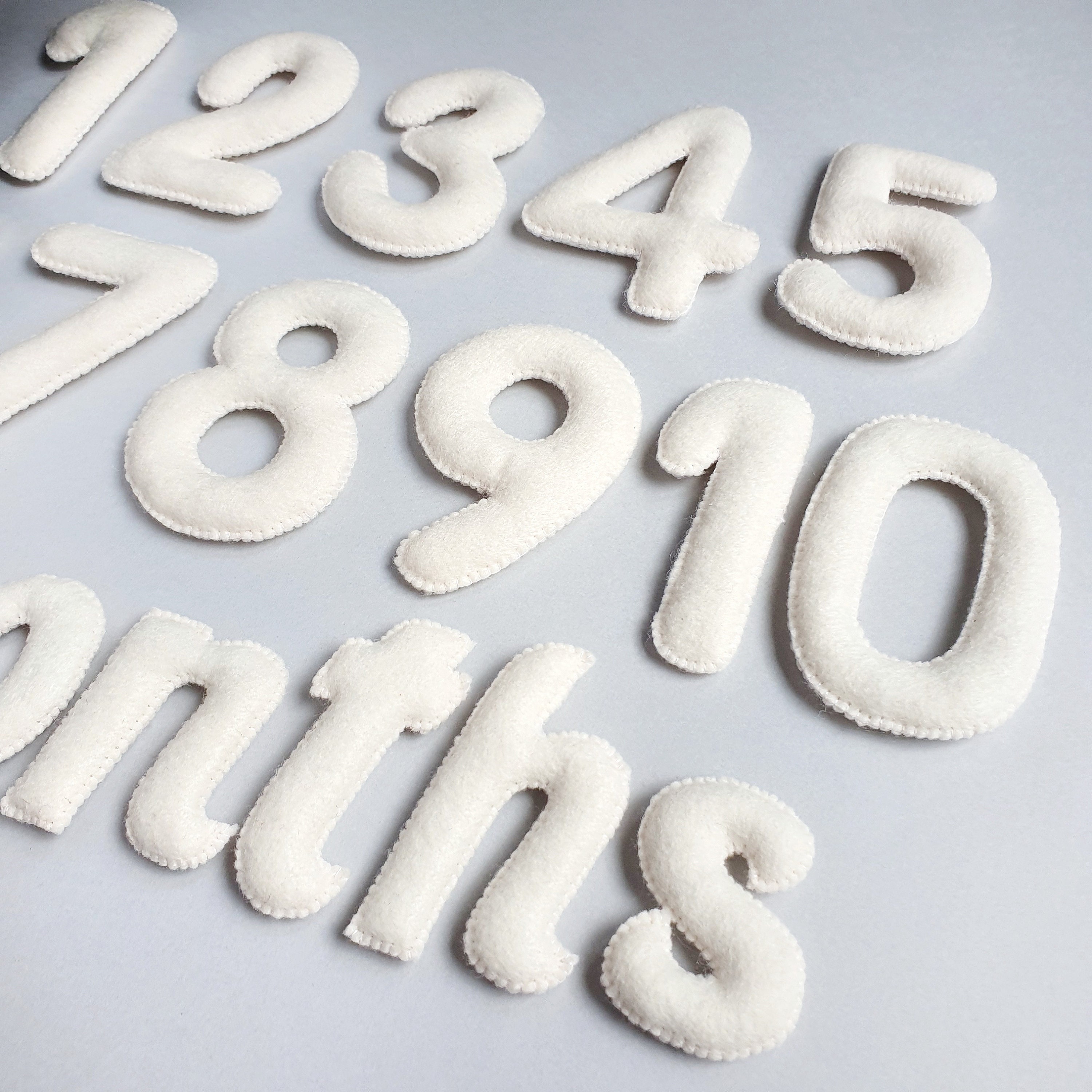 Felt Baby Milestone Numbers, Baby Bump Numbers, Pregnancy Gift, Baby ...