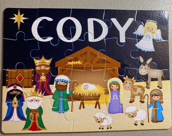 Nativity Scene Puzzle - Etsy