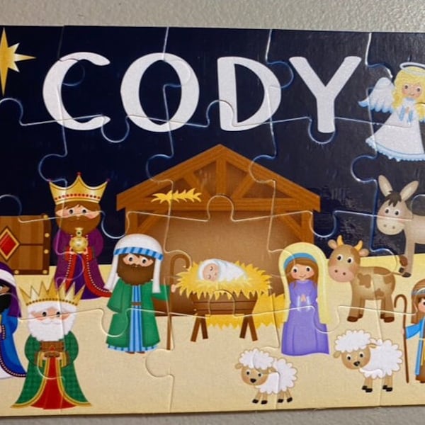 Nativity Scene Jigsaw Puzzle - Etsy