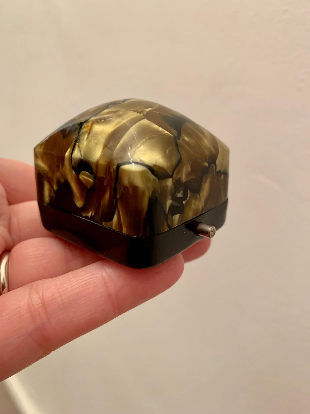 Antique Art Deco 1930s Bakelite Type/celluloid Marbleised-marble Effect ...